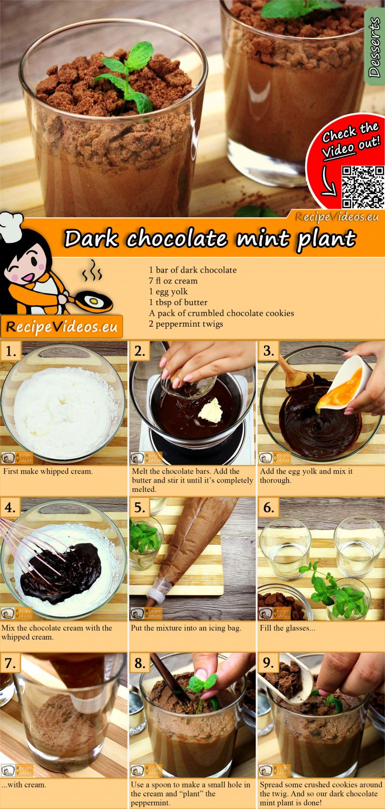 Dark Chocolate Mint Plant Recipe With Video Simple Recipe