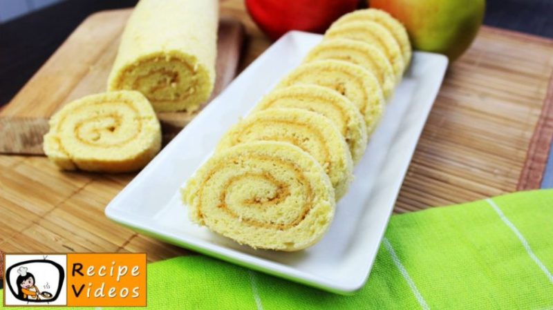 JAM SWISS ROLL RECIPE WITH VIDEO - simple Jam Swiss roll recipe