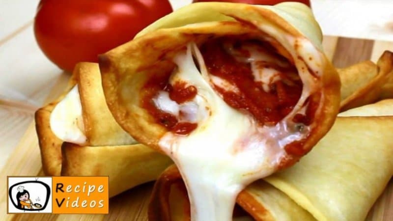 CREATIVE PIZZA CONES RECIPE WITH VIDEO - simple and creative recipe