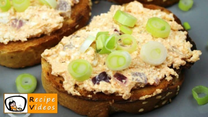 LIPTAUER SPREAD RECIPE WITH VIDEO - simple Liptauer spread recipe