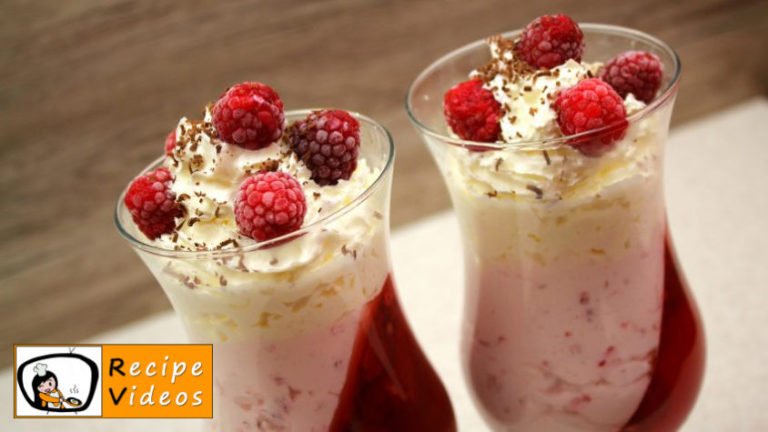 RASPBERRY PARFAIT RECIPE WITH VIDEO - Raspberry Parfait Recipe